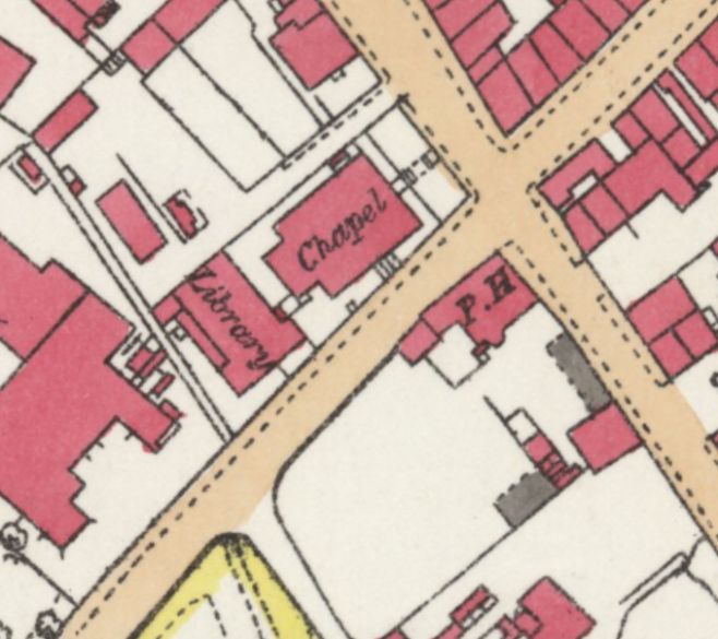 Bramley, Wesley Place/Town Street United Methodist Free Church chapel ...